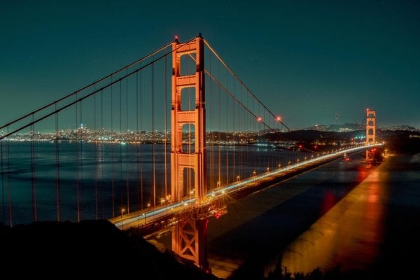 Purchase Golden Gate Bride Wall Mural | Majestic Bridge Panorama ...